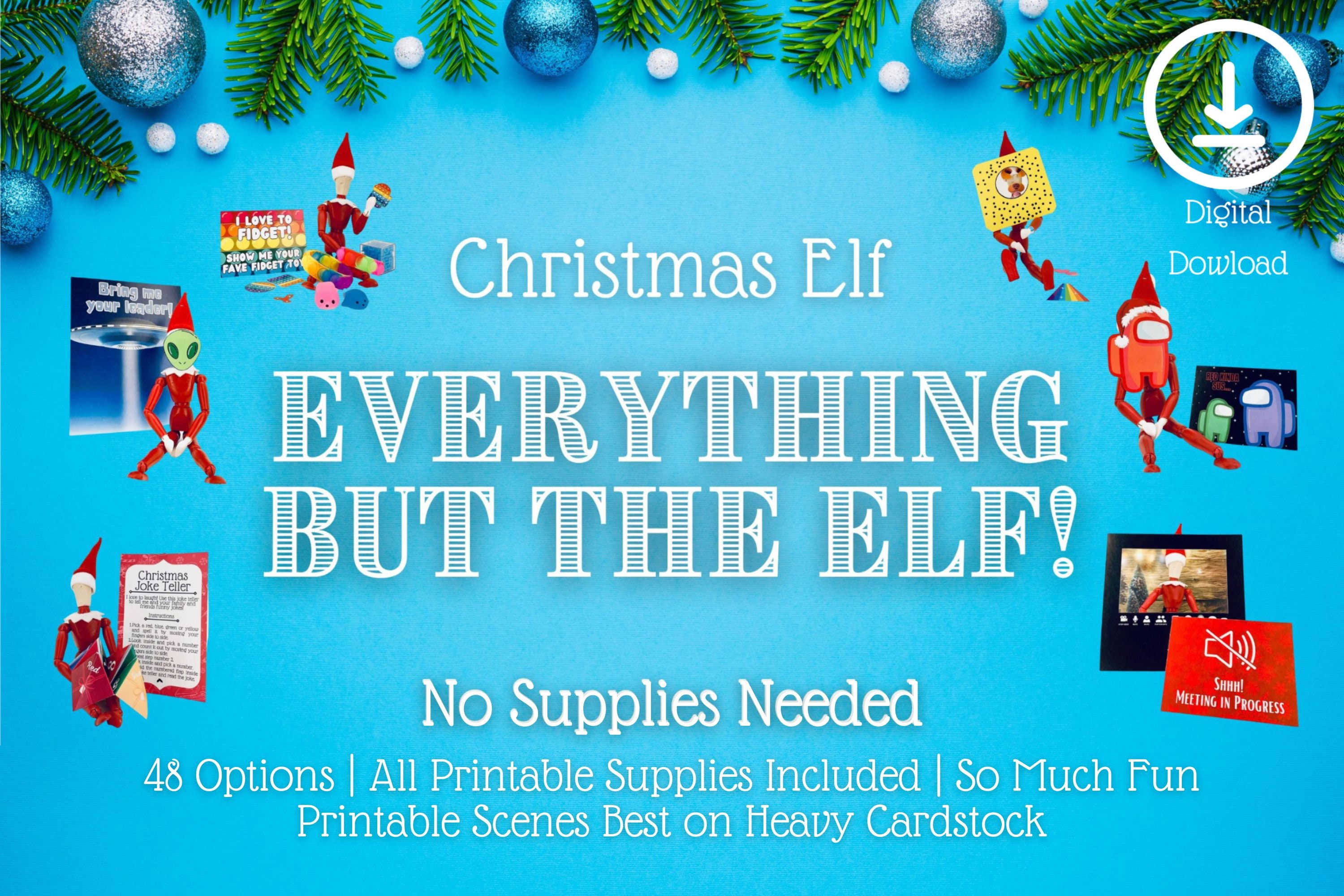 Digital Elf Kit Complete Just Add Elf 48 Options Set Elf Kit Best ...