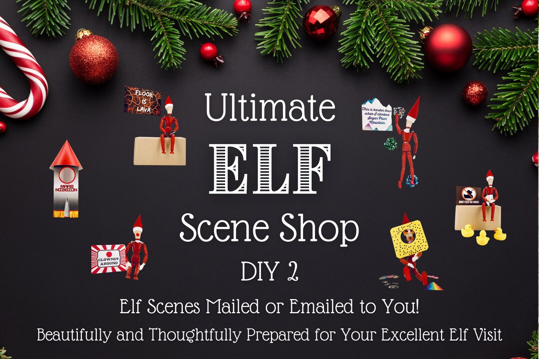 Elf Build Your Own DIY Your Choice Set Kit Complete Scenes Props Items ...