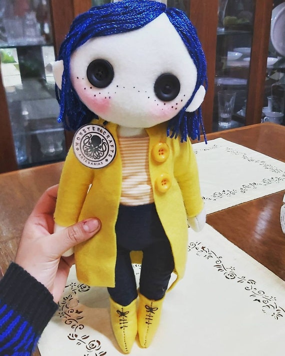 Coraline doll plush coraline little me doll coraline | Etsy