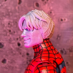 Petey, the Amazing Spider Half Mask 3D Printed Head Sculpt (unfinished ...