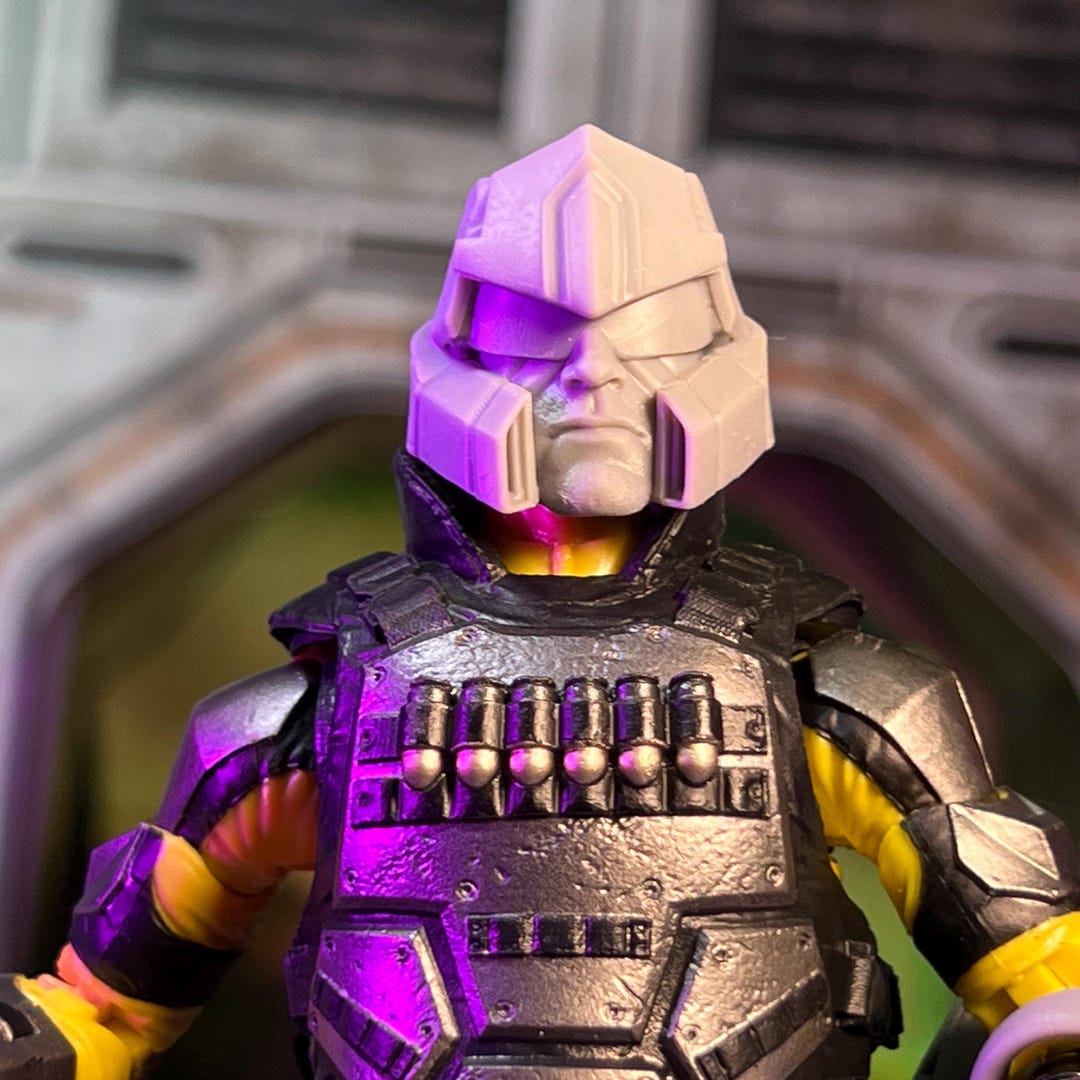 Megagun One- TF Elite Soldier 3D Printed Head Sculpt (head Only ...