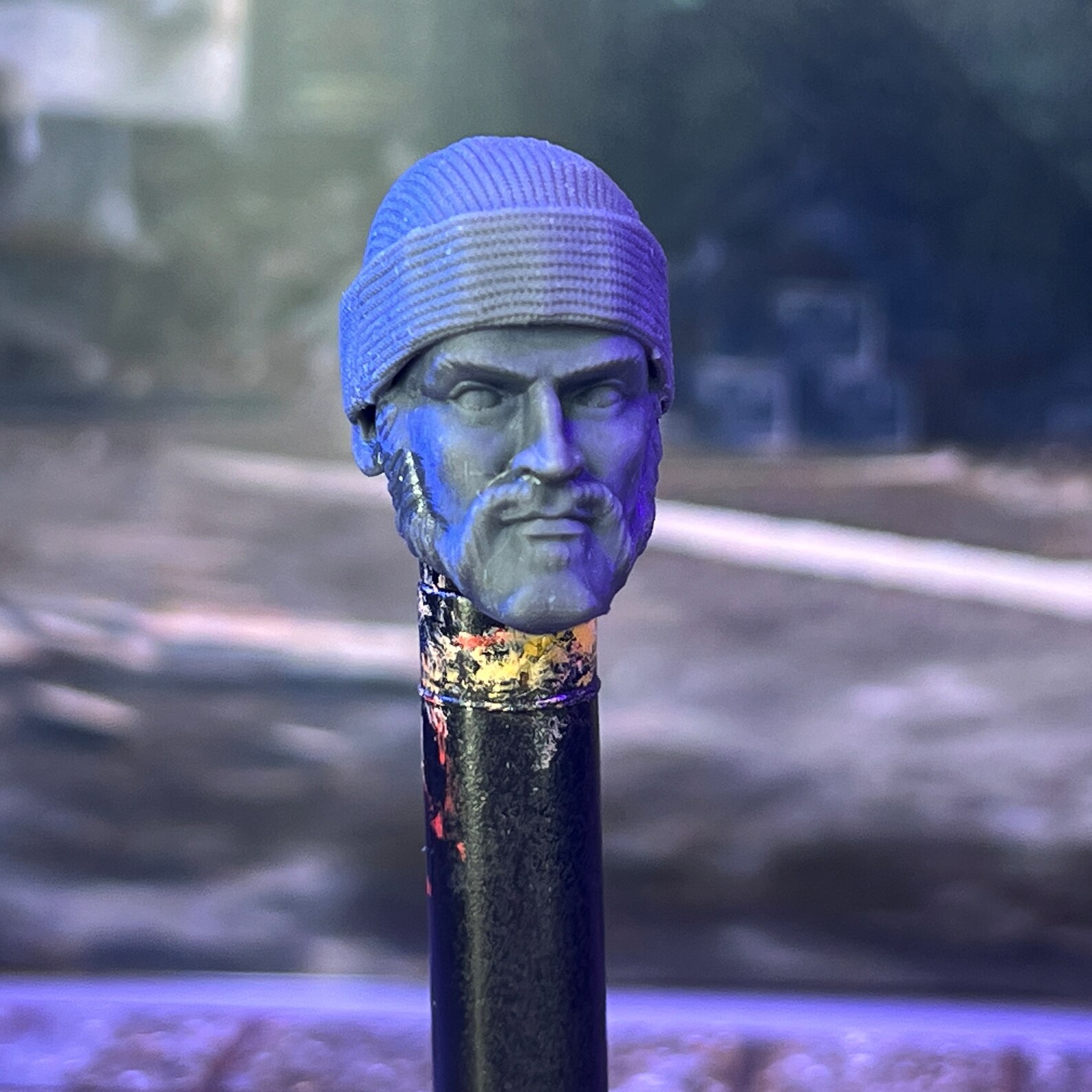 SAS Captain Night Ops Custom 3D Printed Head Sculpt (unfinished, Made ...