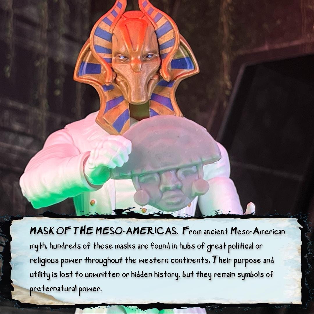 Masks of the Meso-americas - Cursed Item & Relics 1:12 Toy Accessory ...