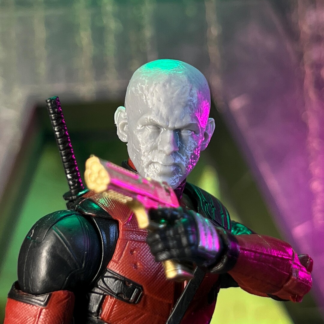 Merc With a Mouth -UNMASKED ANGRY- Custom 3D Printed Head Sculpt ...