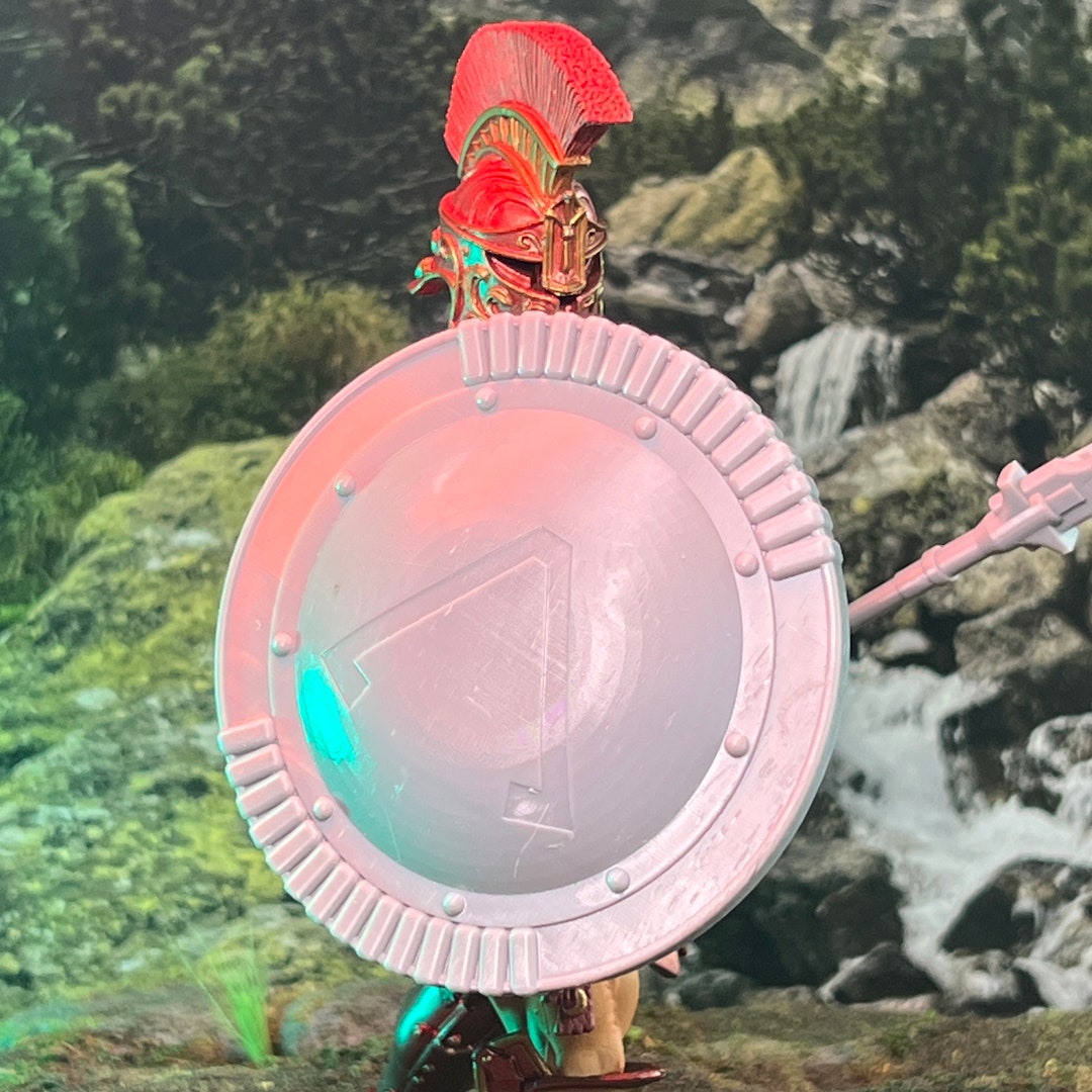 Spartan Aspis Heavy Shield Mythic 7" Scale Toy Accessory (unfinished ...