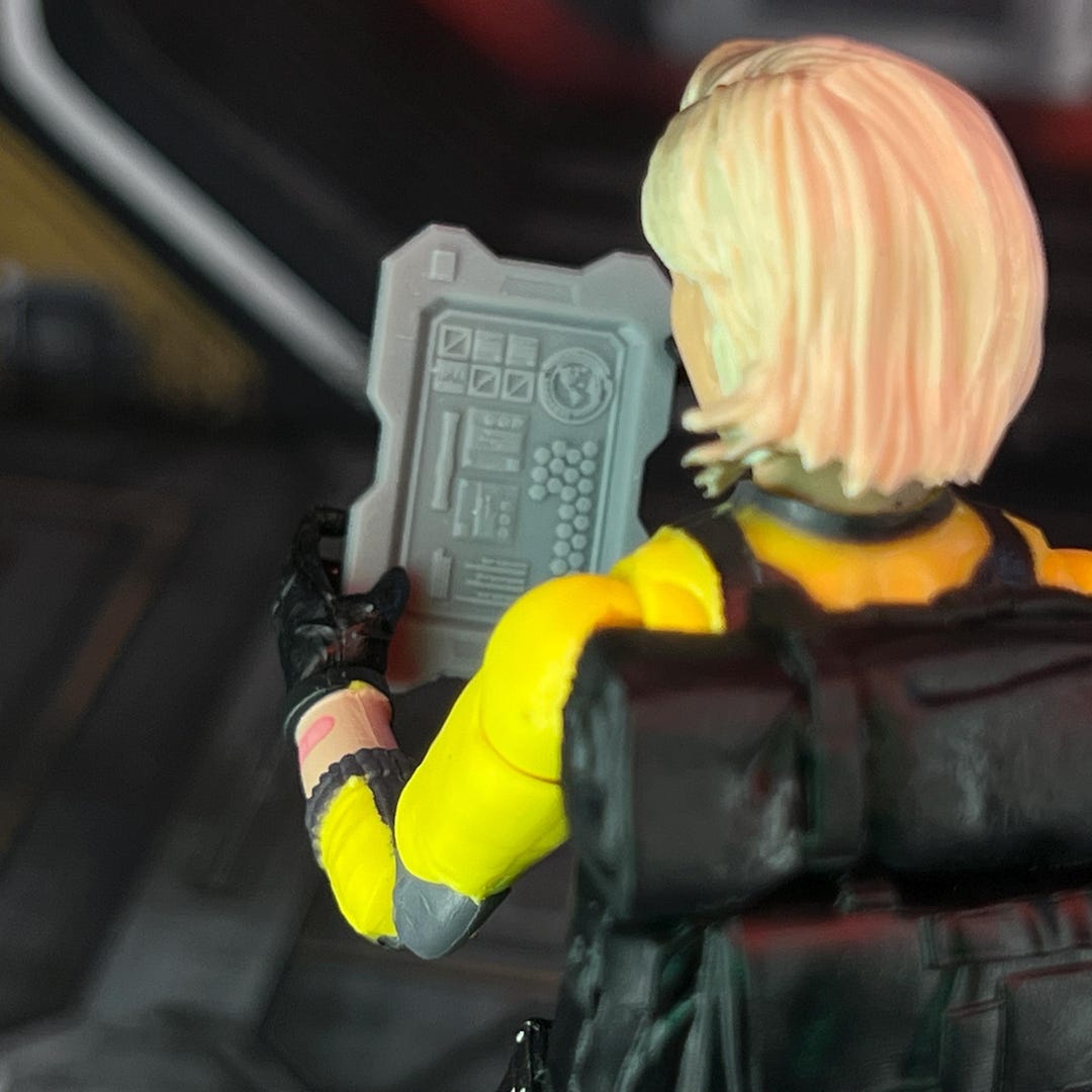 Global Defense Diagnostic Tablet With Rugged Case 1:12 Toy Accessory ...