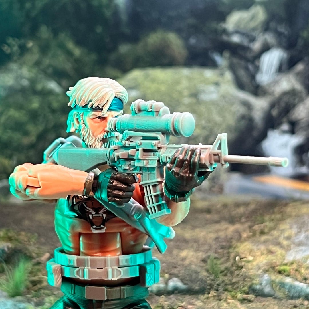 M4/AR-15 With Starlight Scope 1:12 Toy Accessory (unfinished, Made to ...