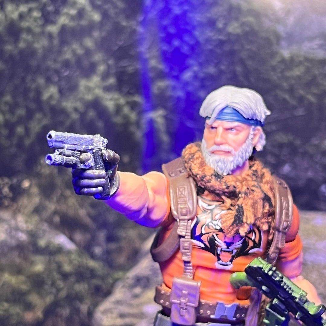 M1911 .45 Pistol With Laser Sight 1:12 Scale Toy Accessory (unfinished ...