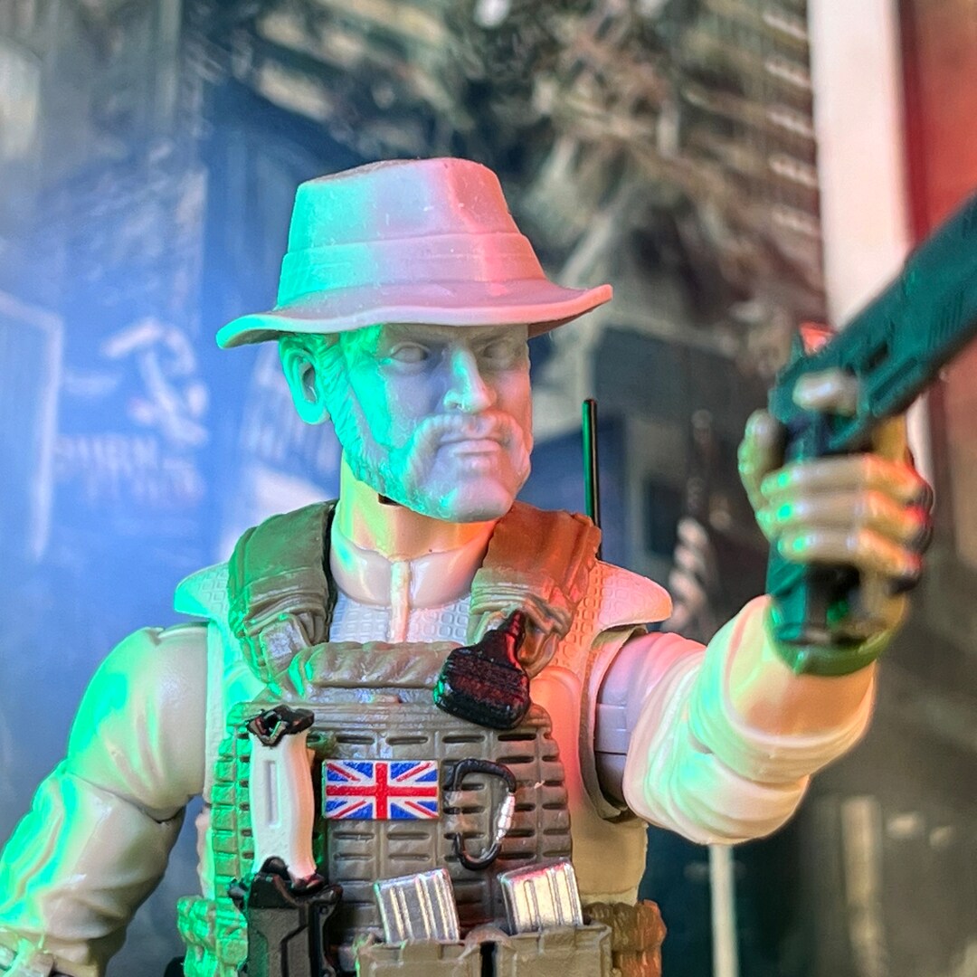 SAS Captain Jungle Ops Custom 3D Printed Head Sculpt unfinished - Etsy