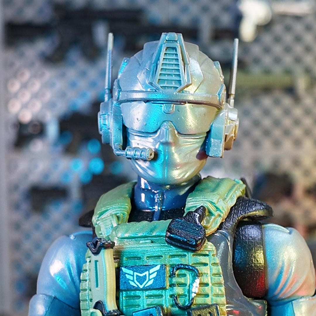 Pax Optima- TF Elite Soldier 3D Printed Head Sculpt (unfinished, Made ...