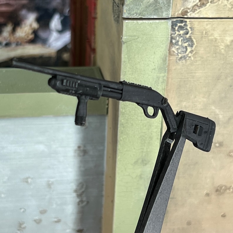 Remington 870 Tactical Foregrip Shotgun 1:12 Scale Toy - Etsy