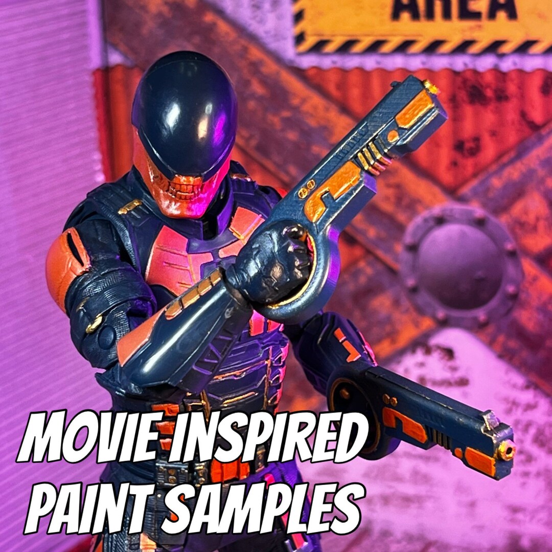 Blood Sporting Custom Tech Hand Cannons Set 1:12 Scale Toy Accessory ...