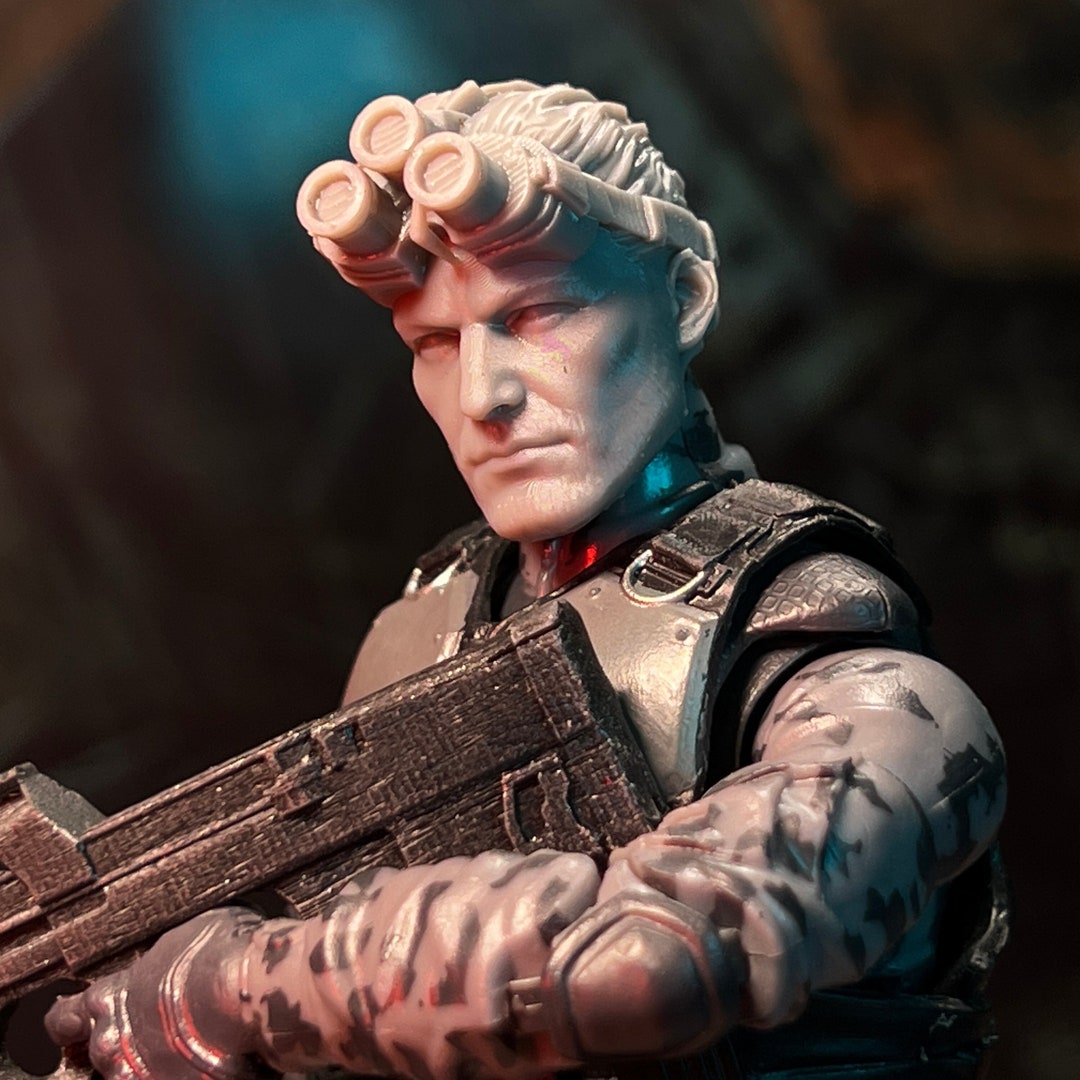 Third Echelon Veteran Operator -goggles Up- 3D Printed Head Sculpt ...