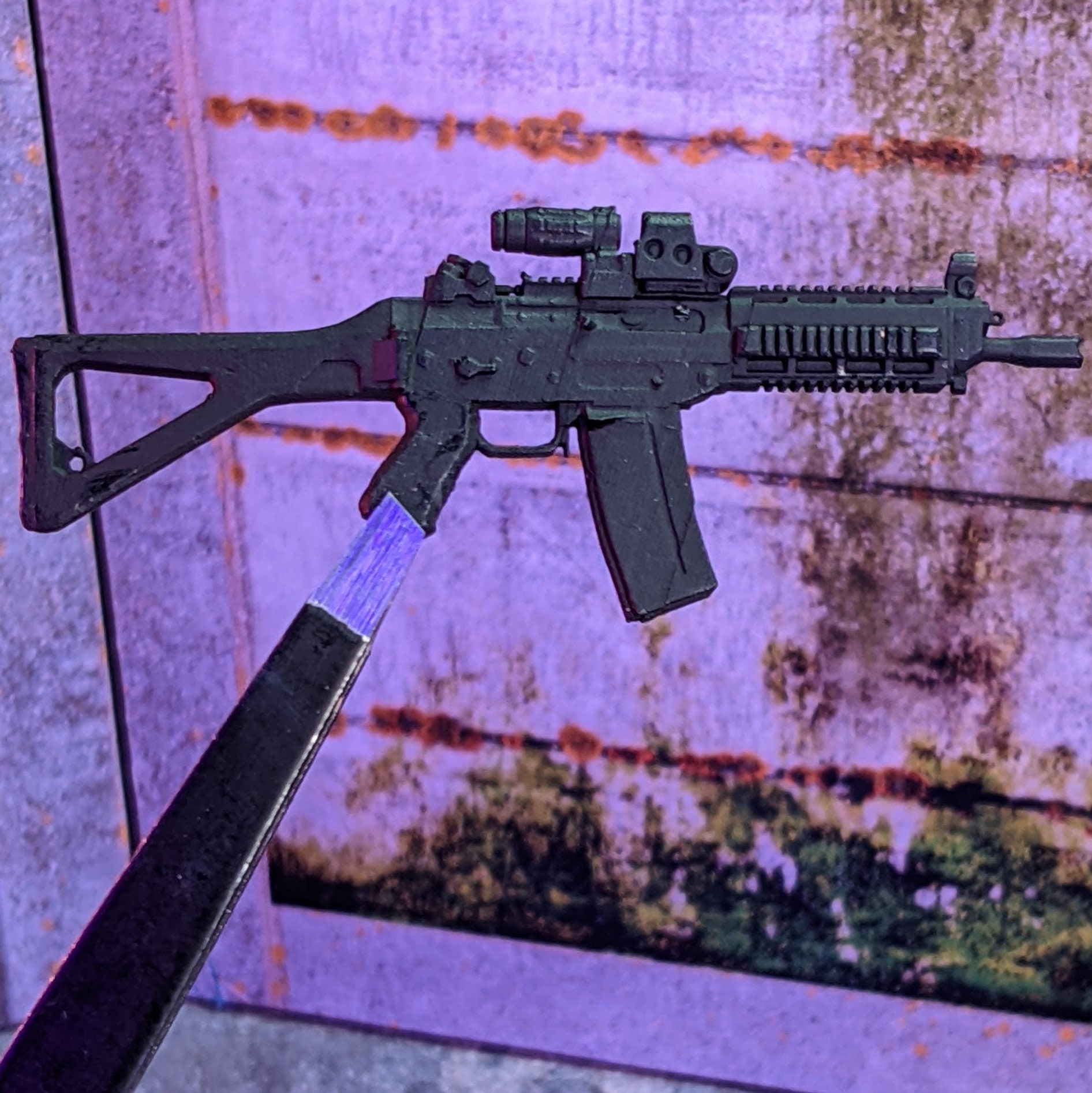 Sig Sauer Commando SG-552 Eotech Dual Range Scope 1:12 Toy - Etsy