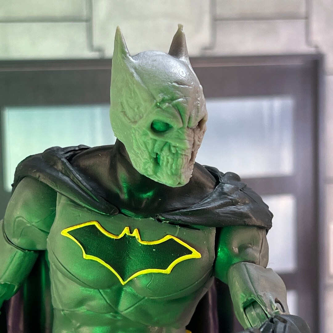Bat Vigilante Zombie Custom 3D Printed Head Sculpt unfinished - Etsy