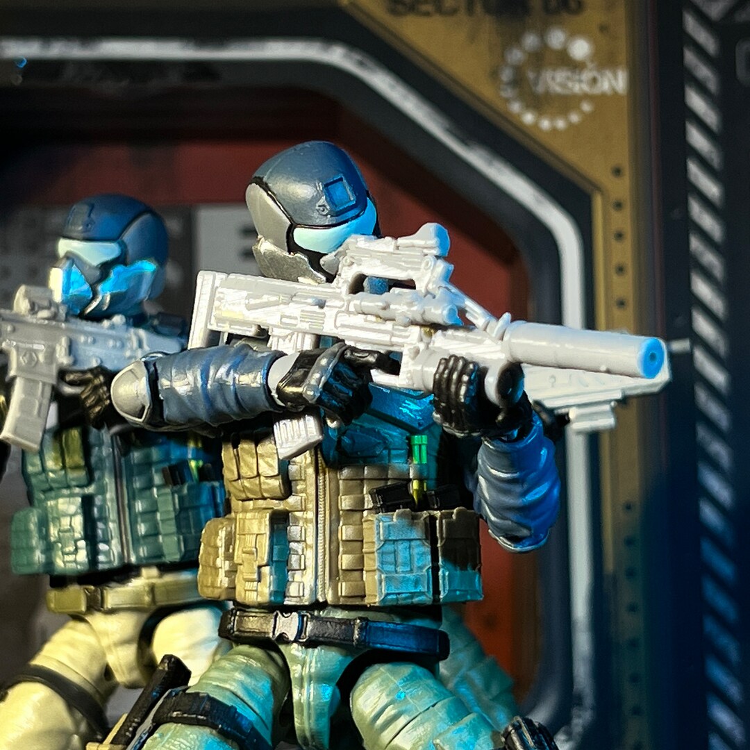 S-14 Modular Assault Rifle With Grenade Launcher 1:12 or 1/18 Toy ...