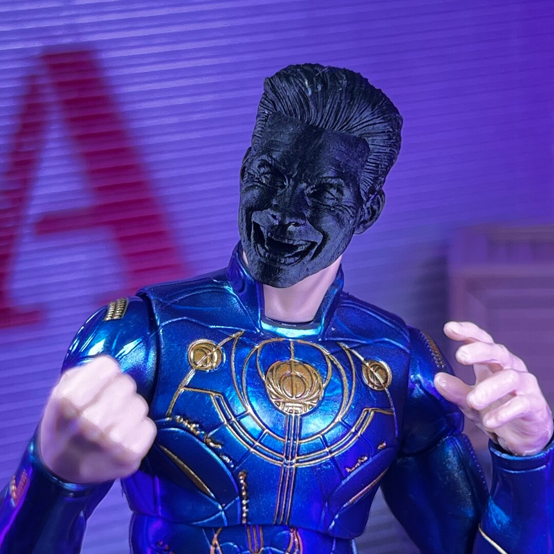 Laughing Vought Uber Man Custom 3D Printed Head Sculpt (unfinished ...