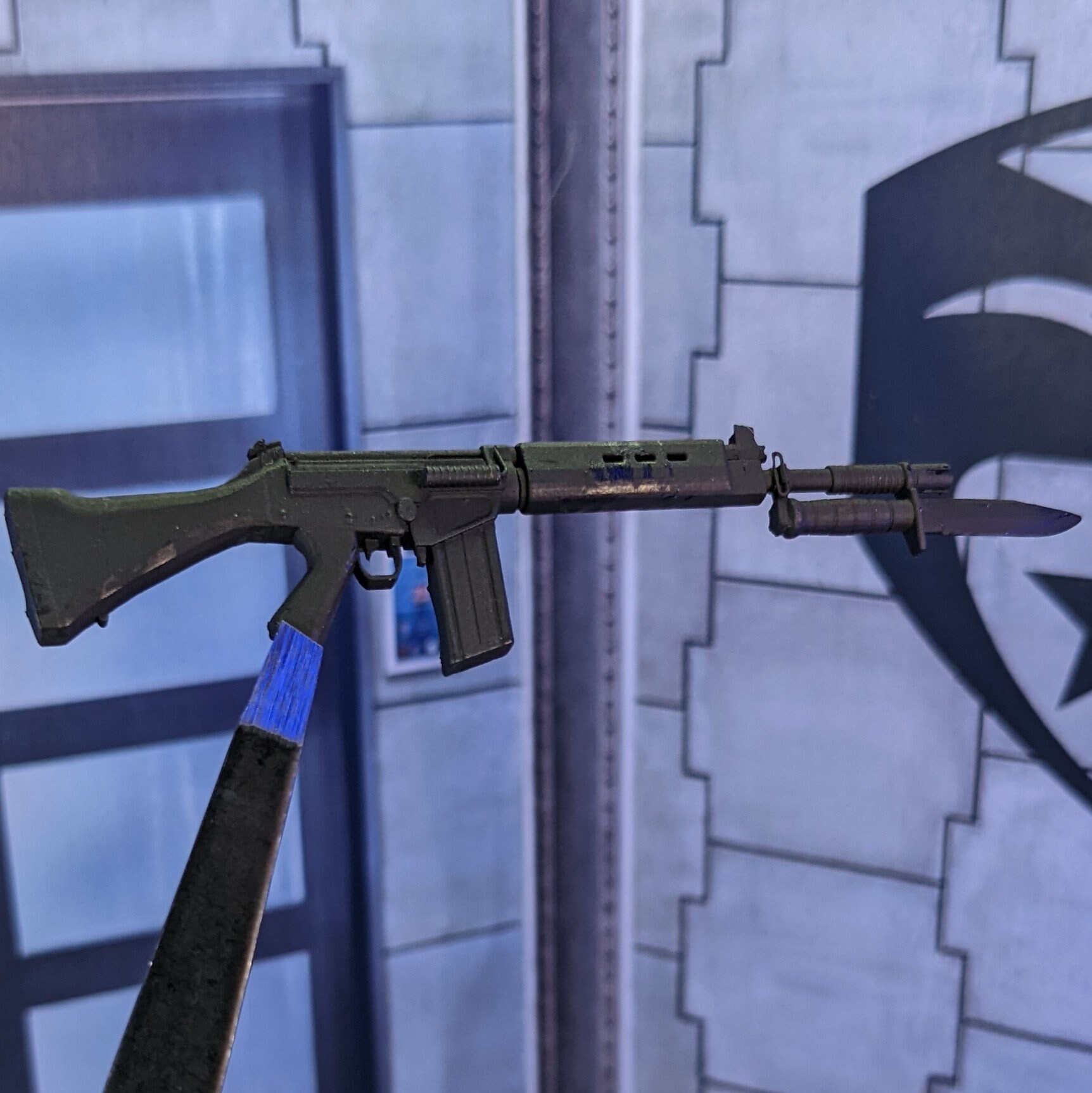 Seigies FN FAL STG58 Bayonet Assault Rifle 1:12 Toy Accessory - Etsy