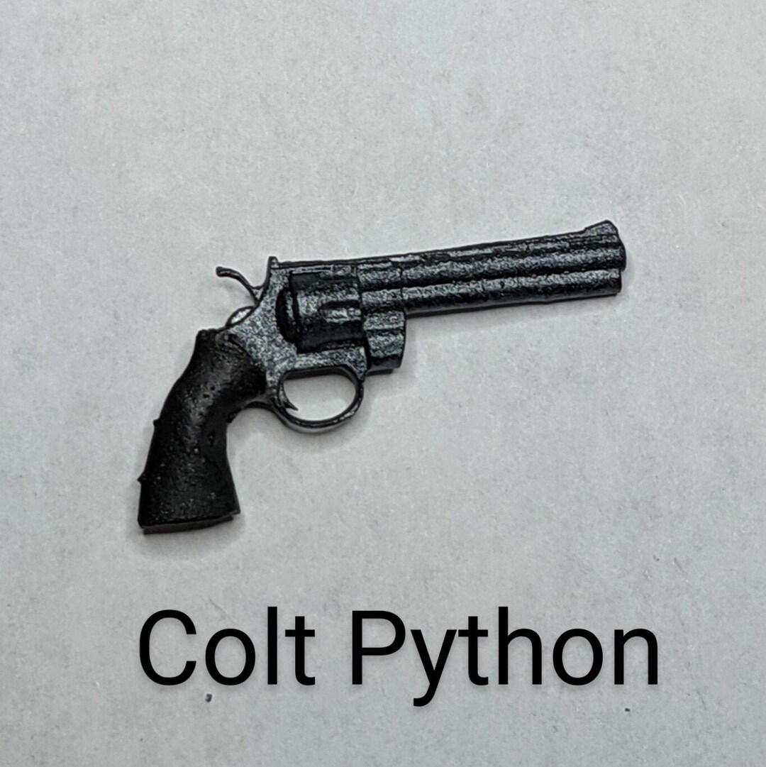 Colts Python Revolver 1:12 Toy Accessory (unfinished, Made to Order ...