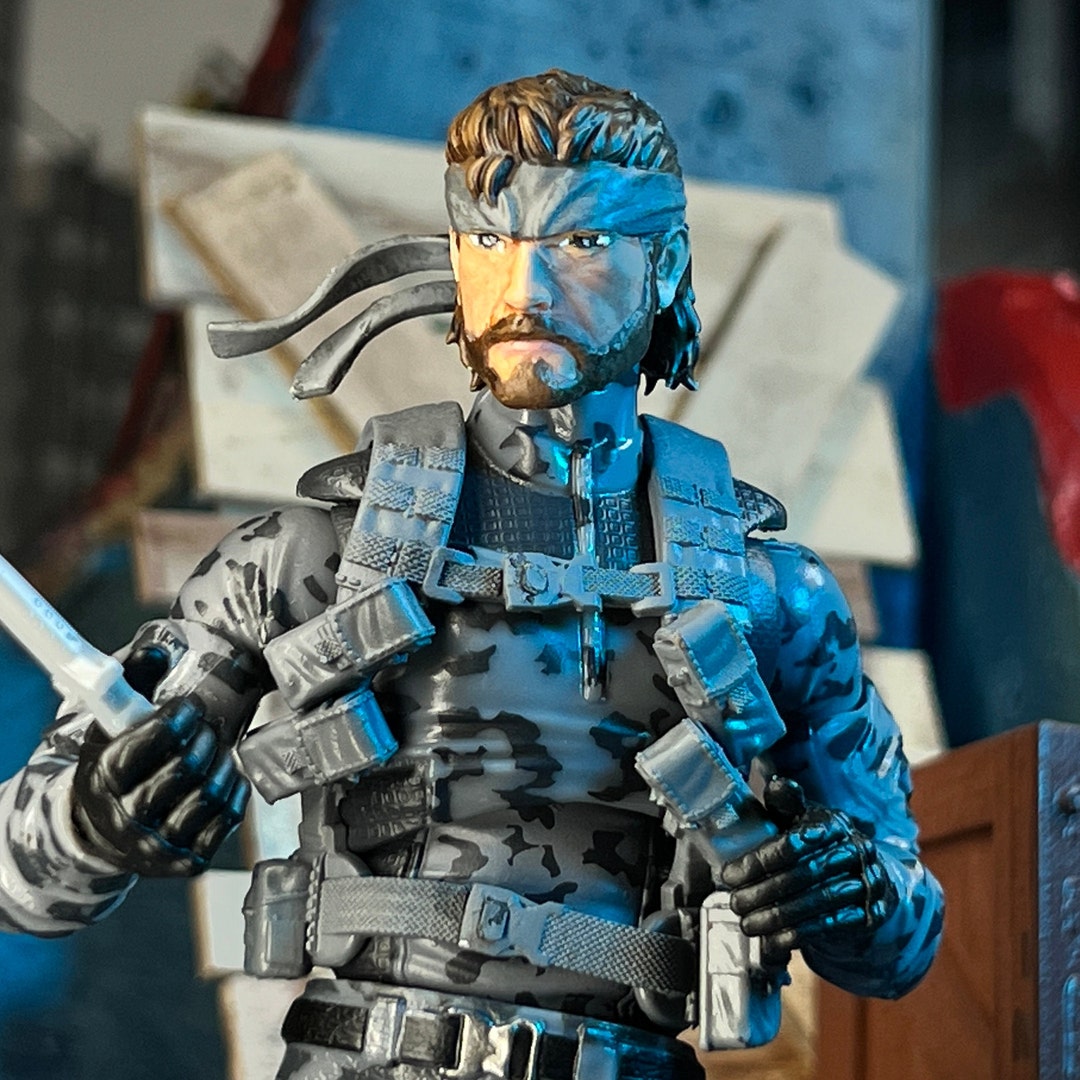 MGS Solid Tactical Espinage Agent 1:12 Scale Flex Resin Toy Accessory ...