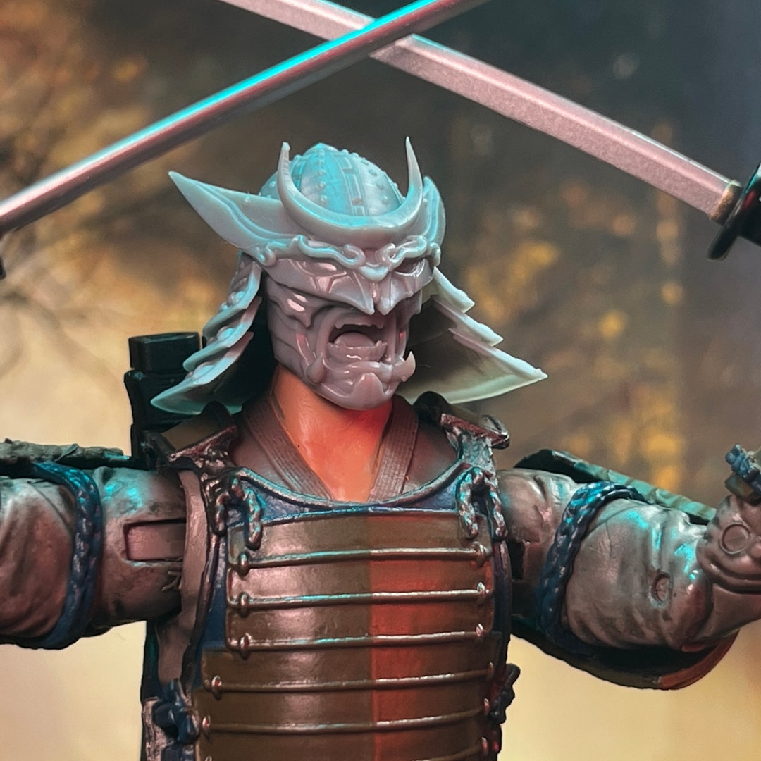 Fury Samurai Shogun Weapon 10 3D Printed Head Sculpt (unfinished, Made ...