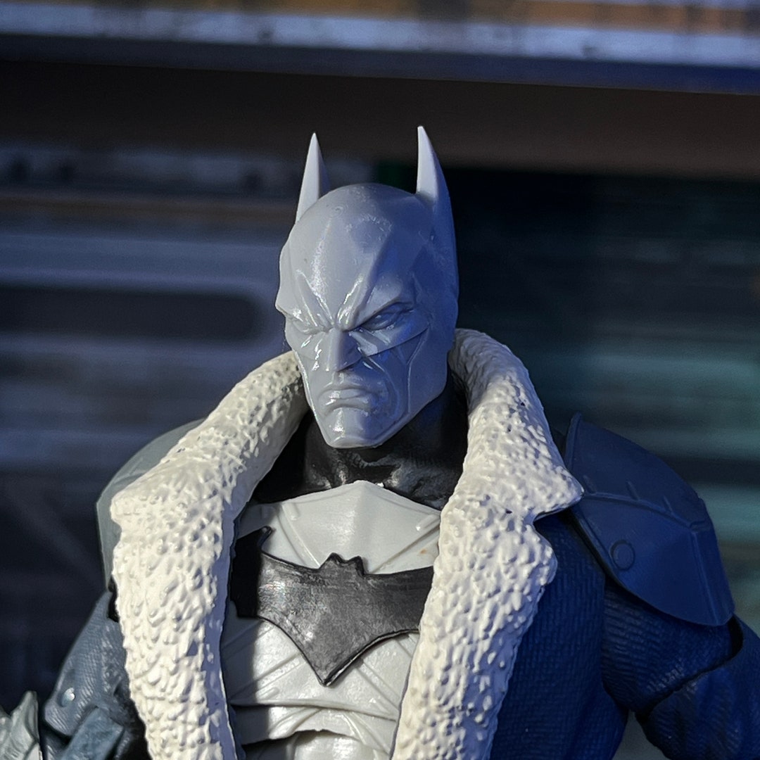 Intense Bat Vigilante 3D Printed Head Sculpt (unfinished, Made to Order ...