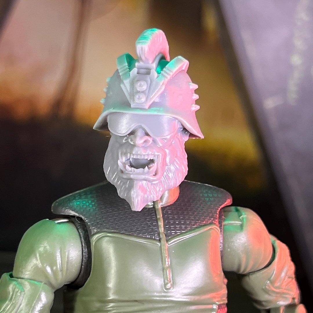F.I.S.T. Doom Trooper Alternate Head -BATTLE CRY- 1:12 3D Printed Head ...
