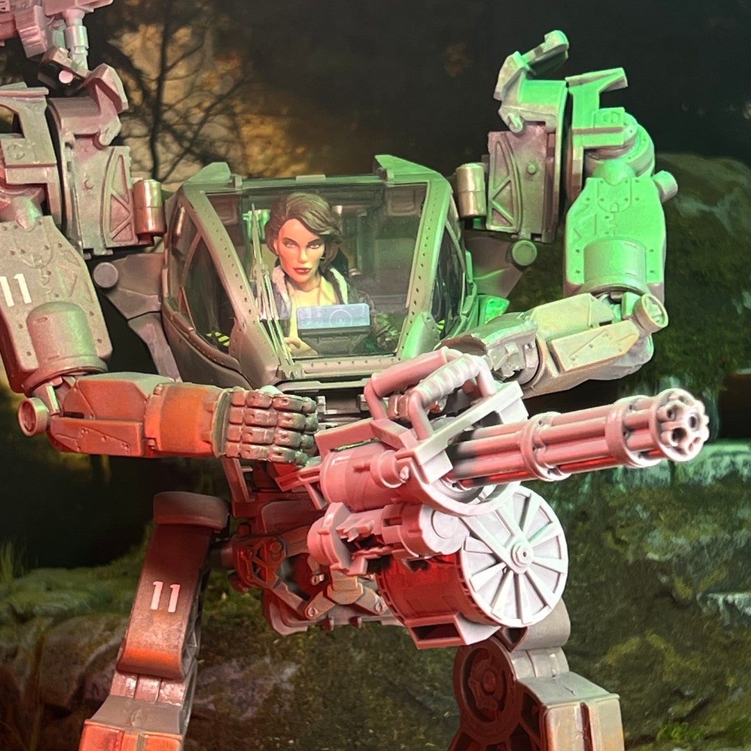 Amp Suit Mech Size M134 Minigun With Max Ammo Drum Toy Accessory ...