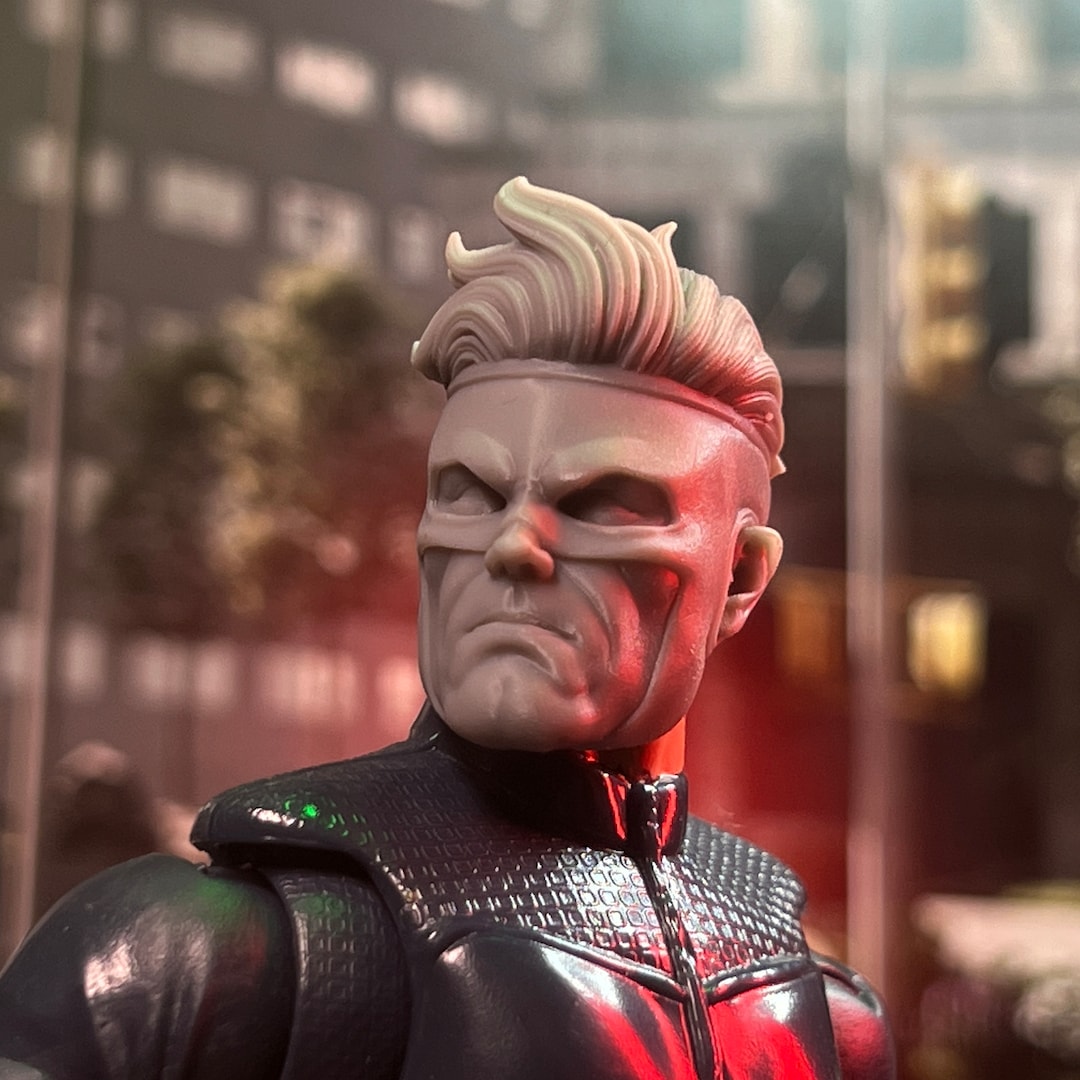 Hadrian Android Super Solider 3D Printed Head Sculpt (unfinished, Made ...