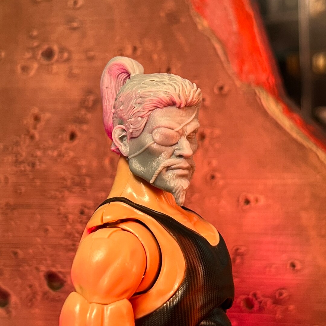 Swamp Pirate Biker Custom 3D Printed Head Sculpt (unfinished, Made to ...