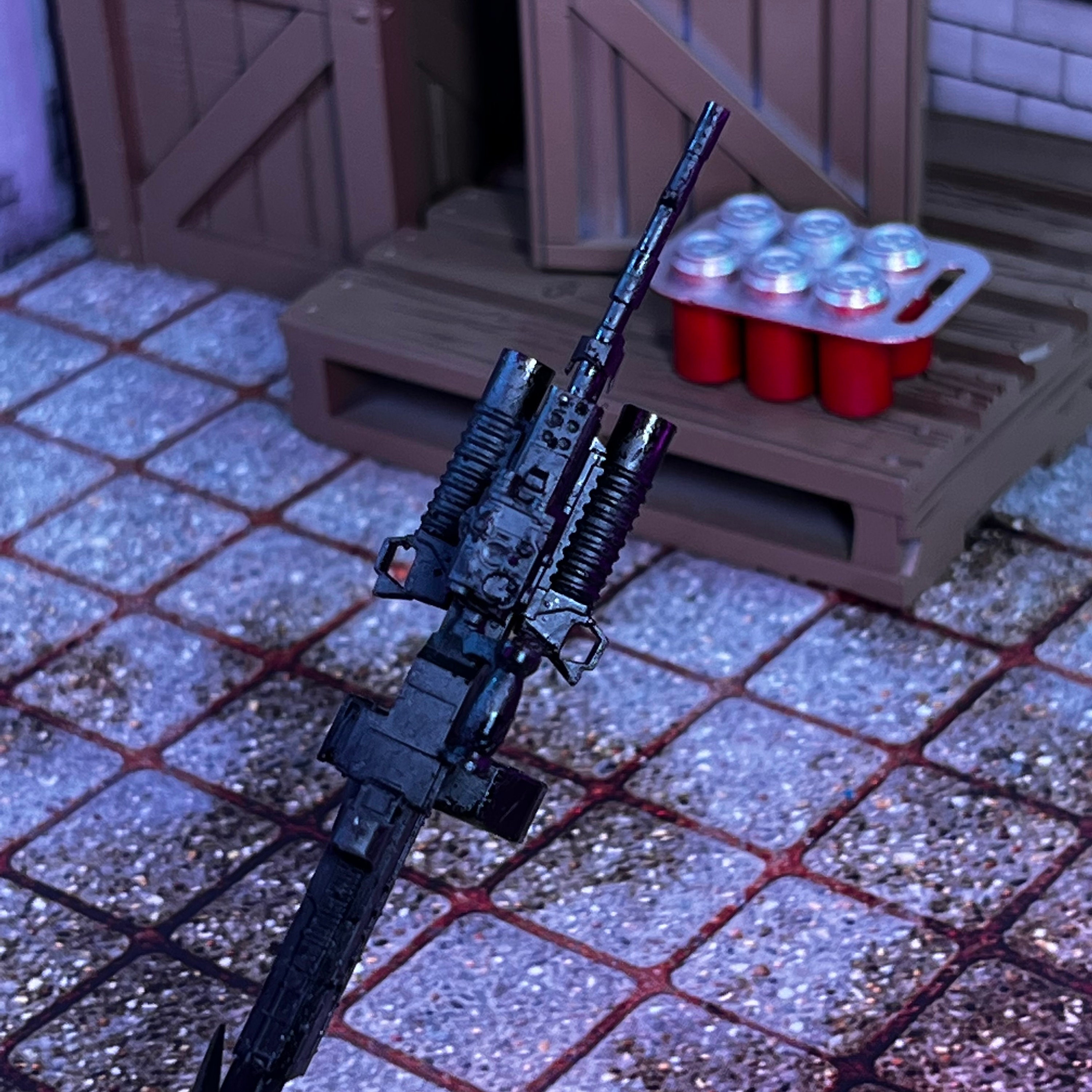 Boldslaughter M240 With Dual M203 Grenade Launchers 1:12 Toy - Etsy