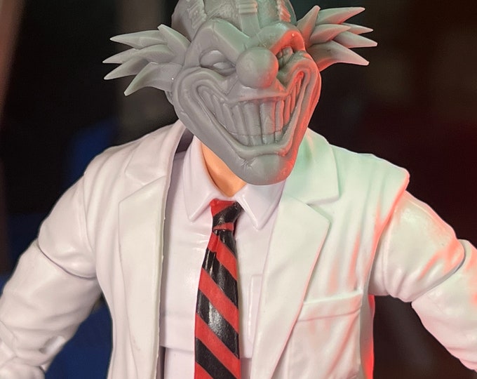 Psycho Ice Scream Clown 3D Printed Head Sculpt (unfinished, Made to ...