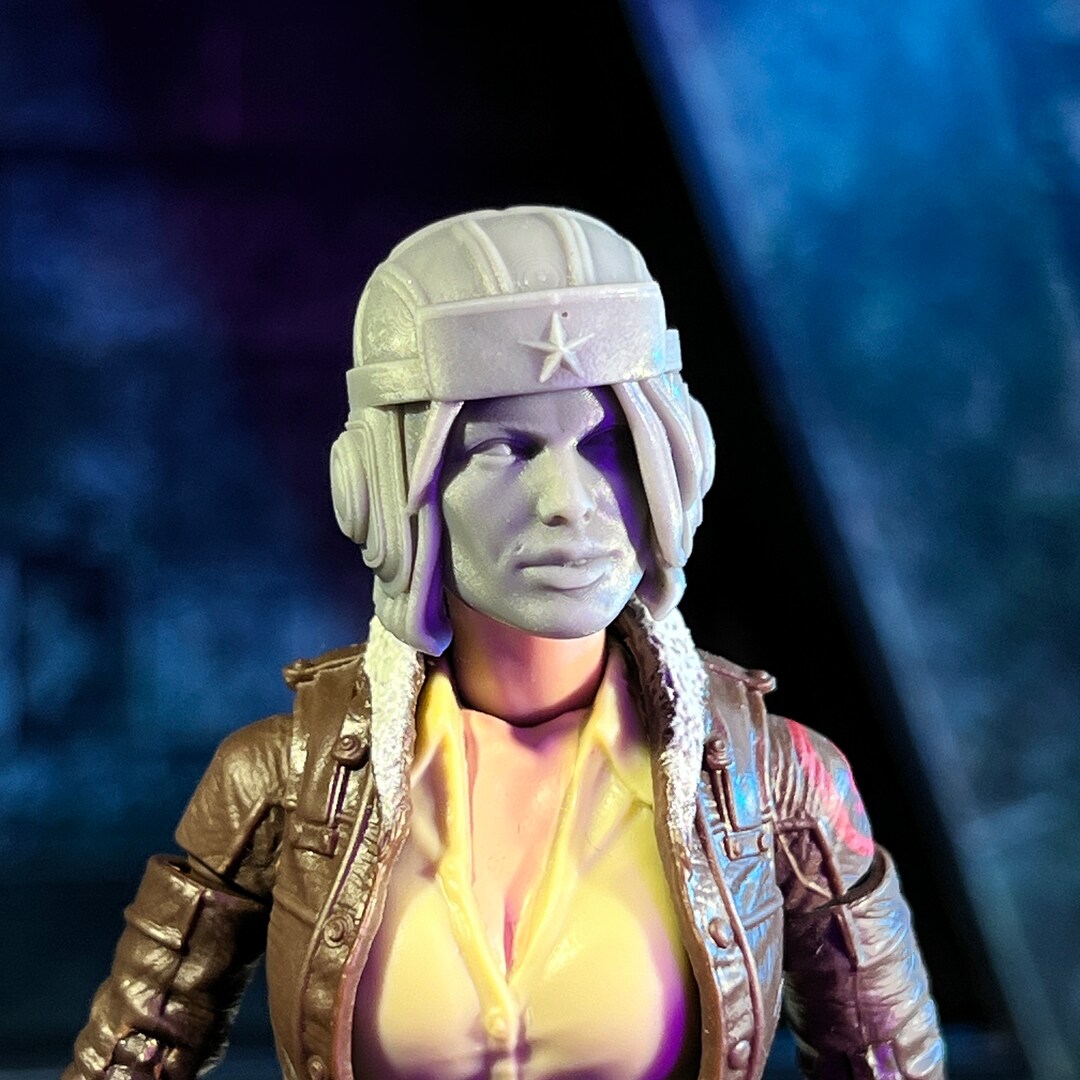 Oktober Red Volga Pilot 3D Printed Head Sculpt (unfinished, Made to ...