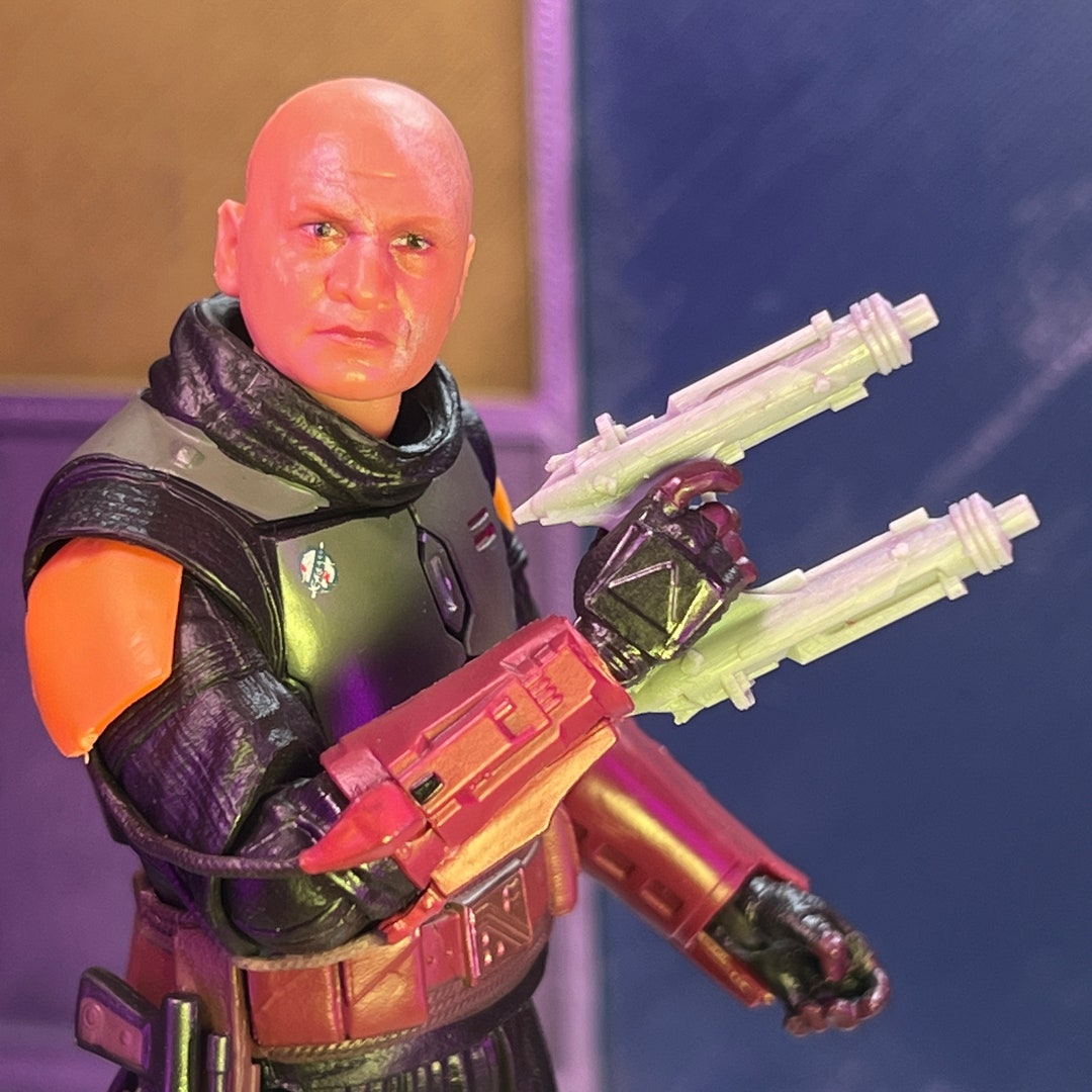 Black Sun Heavy Double Blaster Rifle 1:12 Toy Accessory (unfinished ...