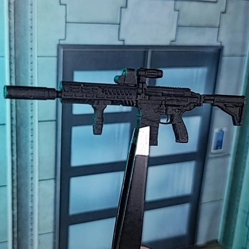 Sig Sauer XM5/ MCX Spear Eotech Optics Assault Rifle 1:12 Scale Toy ...