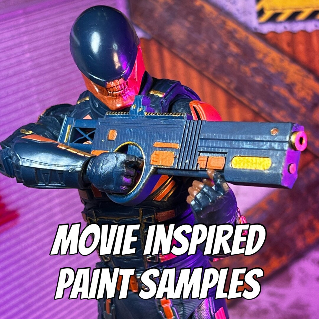 Blood Sporting Custom Tech Assault Rifle 1:12 Scale Toy Accessory ...