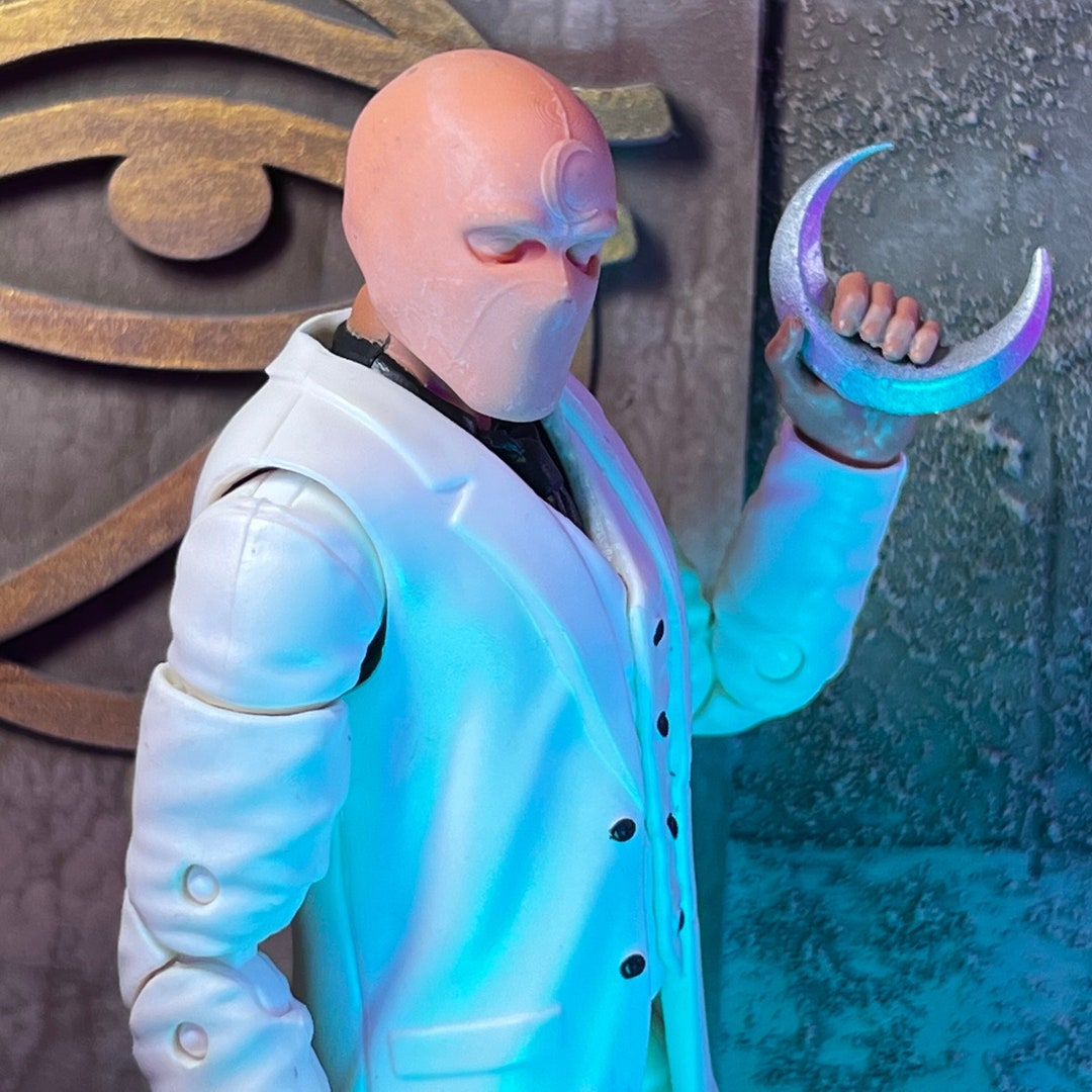 Mr. Moon Custom 3D Printed Head Sculpt (unfinished, Made to Order) - Etsy