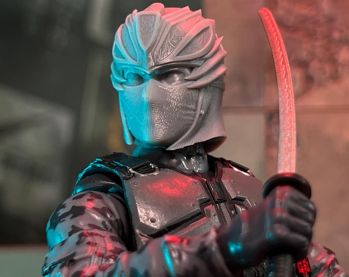 Ninja Ryu Falcon's Dragon 3D Printed Head Sculpt (unfinished, Made to ...