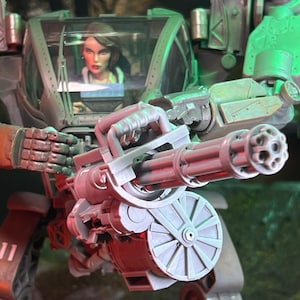 Amp Suit Mech Size M134 Minigun With Max Ammo Drum Toy Accessory ...