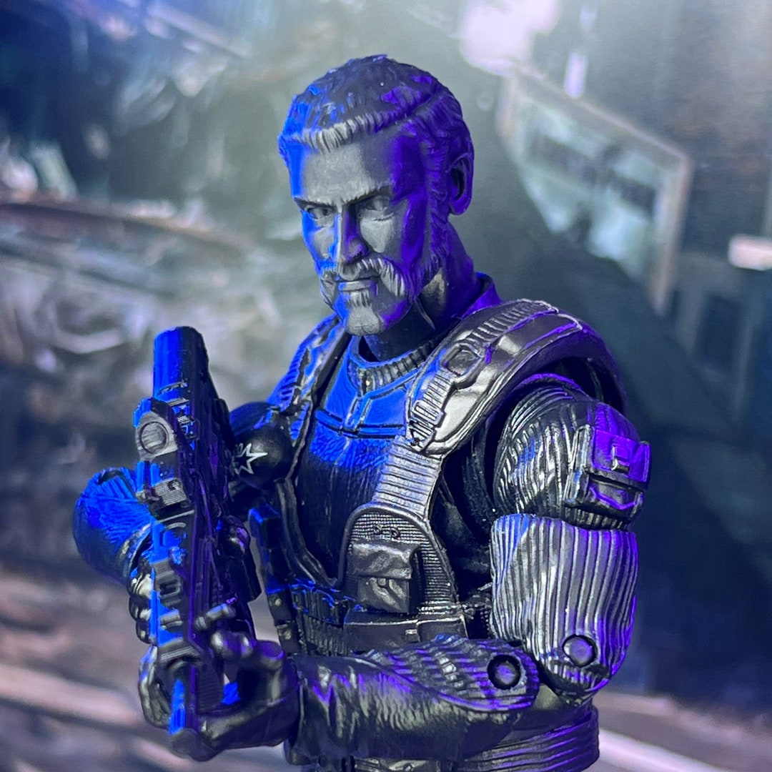 SAS Captain Custom 3D Printed Head Sculpt (unfinished, Made to Order ...