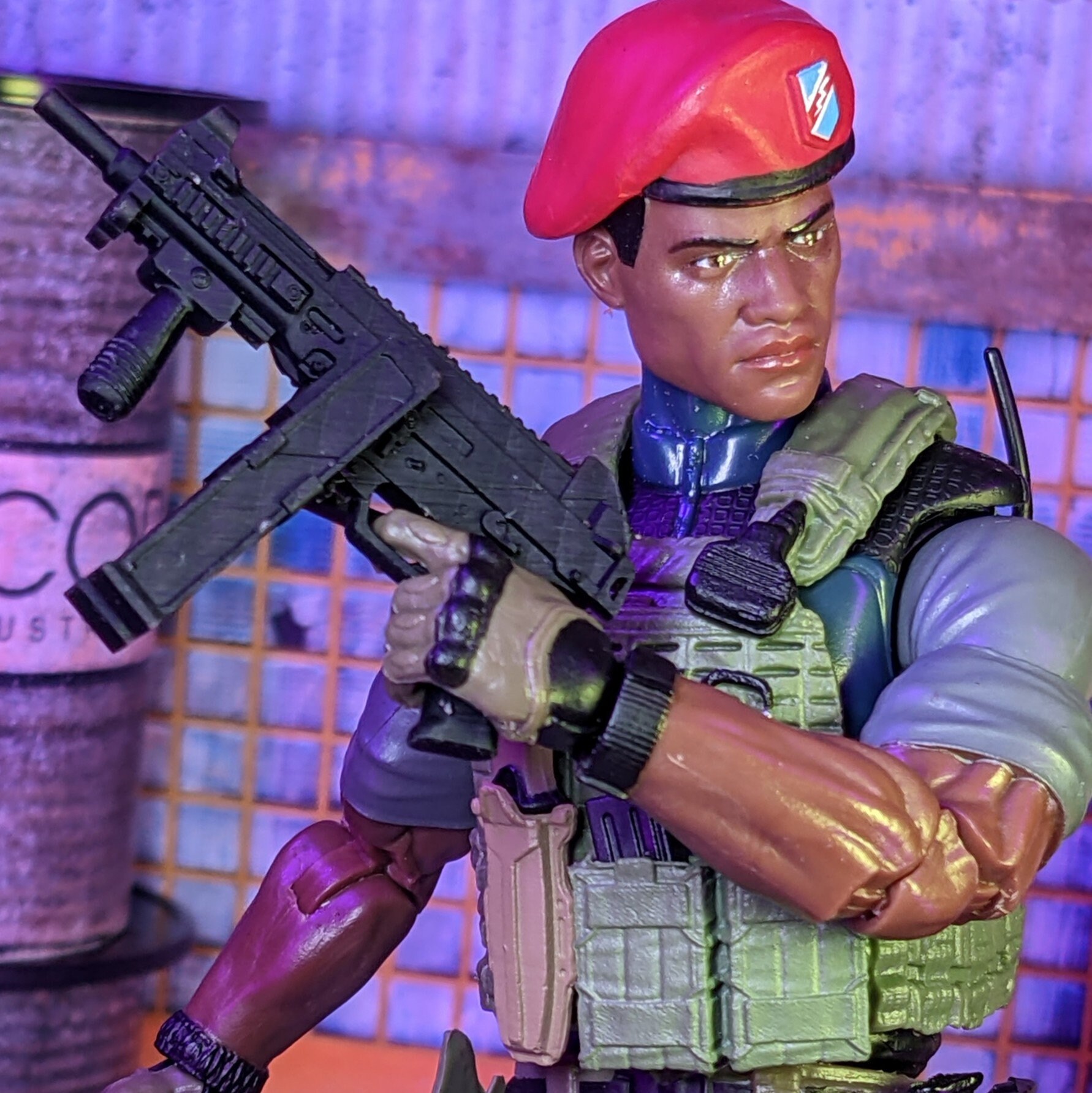 Ump-45xm-lv Foregrip Double Magazine Folded Stock SMG 1:12 - Etsy