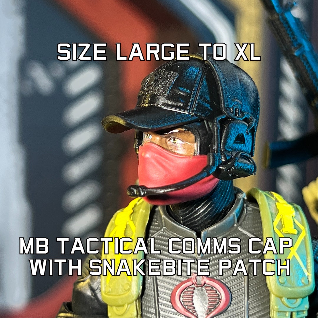 MB Tactical Comms Ball Cap With Snakebite Patch Large to XL Size Heads ...