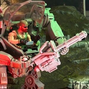 Amp Suit Mech Size M134 Minigun With Max Ammo Drum Toy Accessory ...