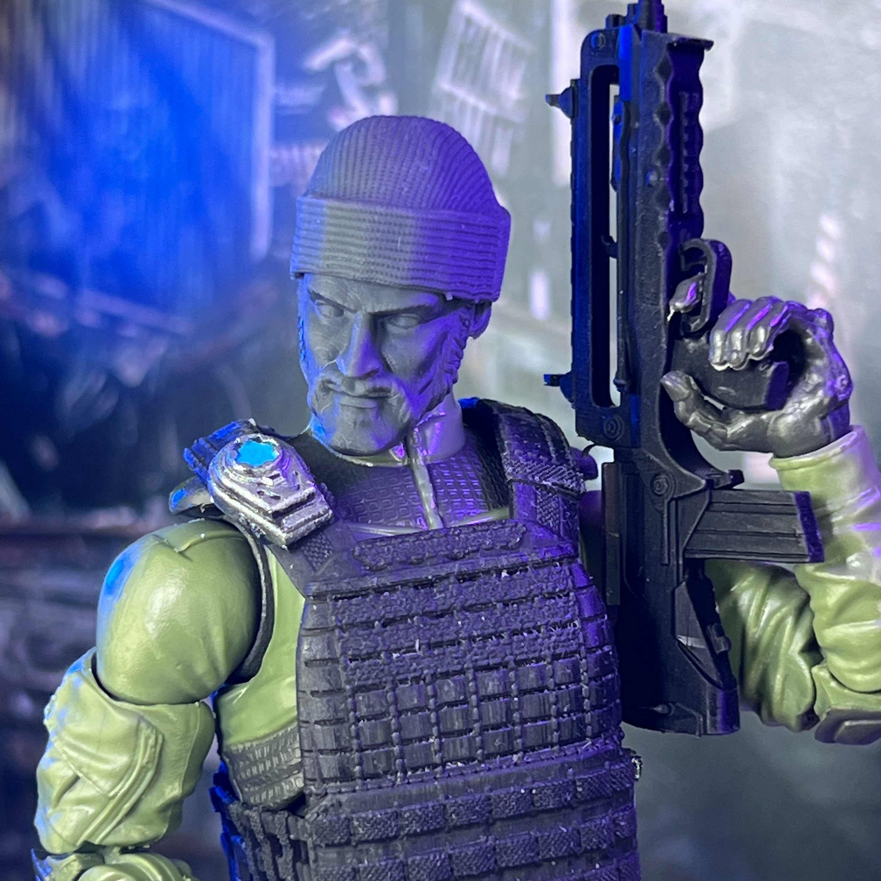 SAS Captain Night Ops Custom 3D Printed Head Sculpt (unfinished, Made ...