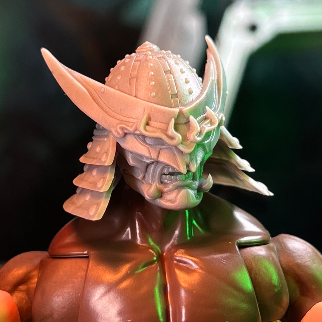 Samurai Shogun Weapon 10 3D Printed Head Sculpt unfinished - Etsy