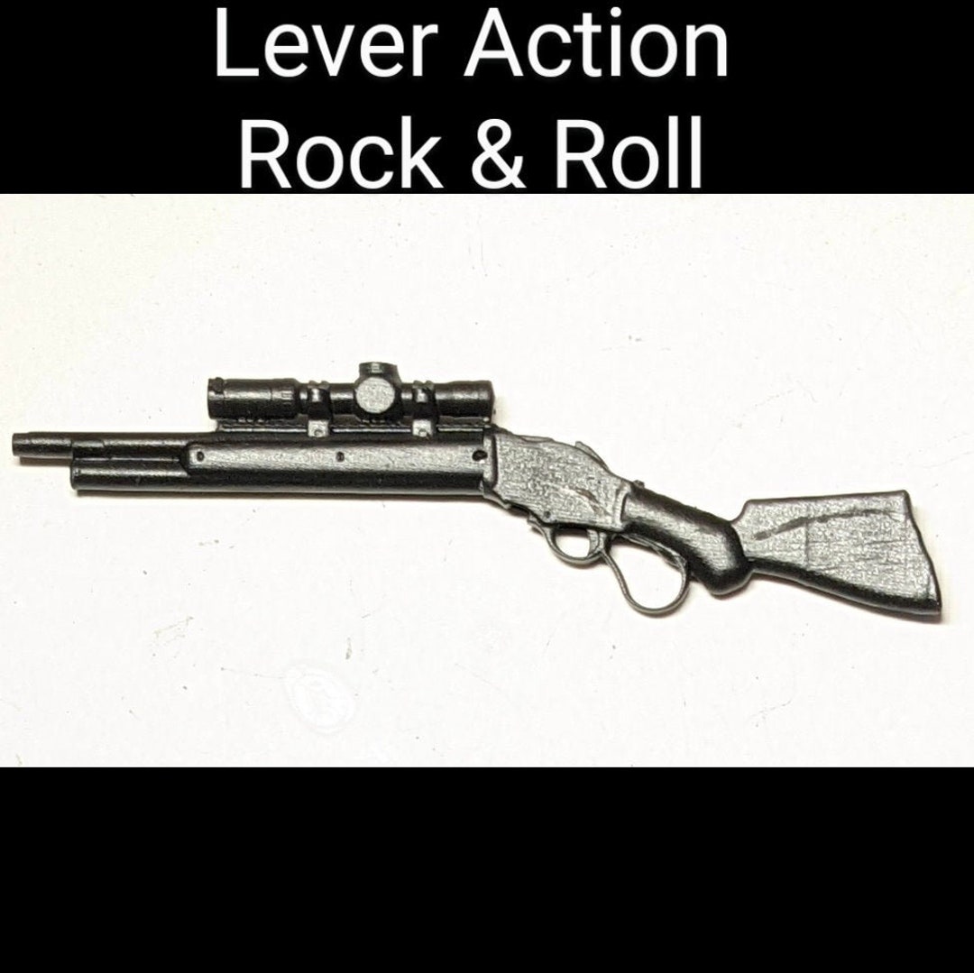 Lever Action Model 1887 "rock and Roller" Shotgun 1:12 Toy Accessory ...