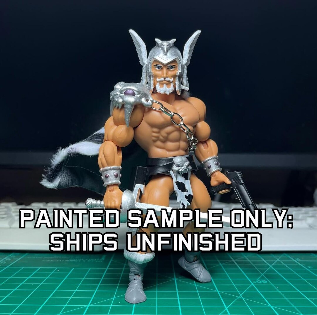 Mega Customx Lord of War Kit -set of 6- MOTU Origins Scale Toy Accessory (print on Demand ...