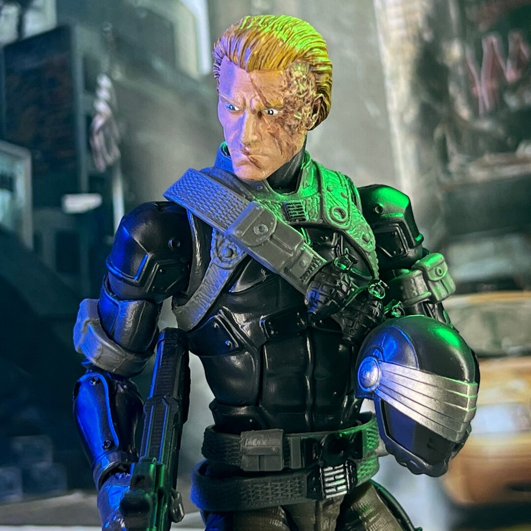 Silent Master Unmasked Exclusive Custom 3D Printed Head Sculpt ...