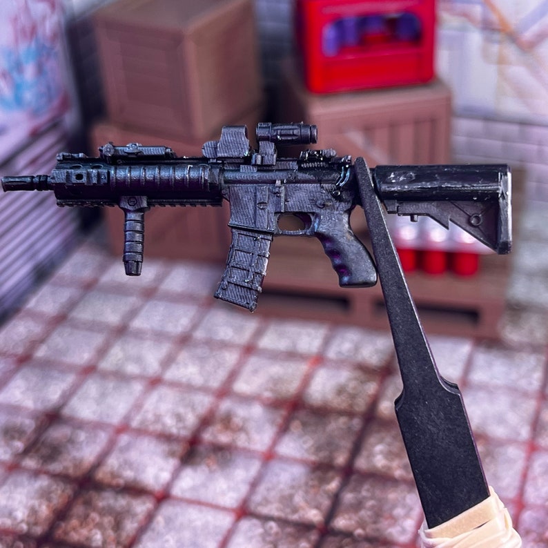 Operator Specialty M4 Custom Mod Rifle 1:12 Scale Toy - Etsy