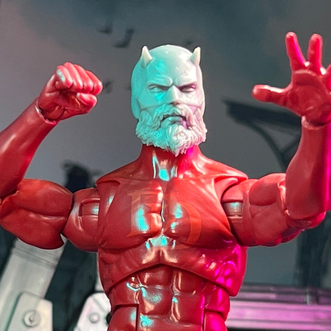 Blind King Street Vigilante- Long Beard- 3D Printed Head Sculpt ...